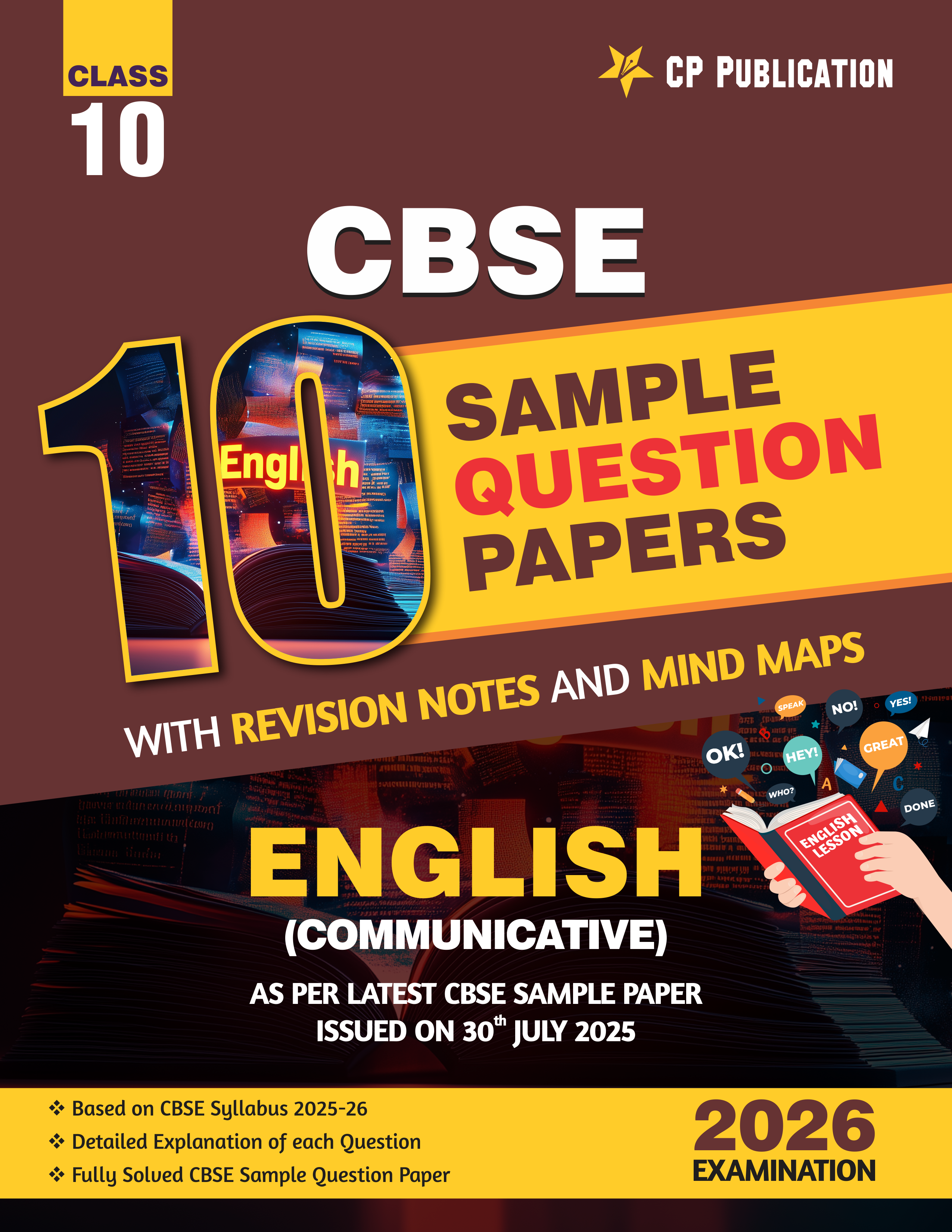 CBSE 10 Sample Question Papers Class 10 English Communicative for 2026 ...